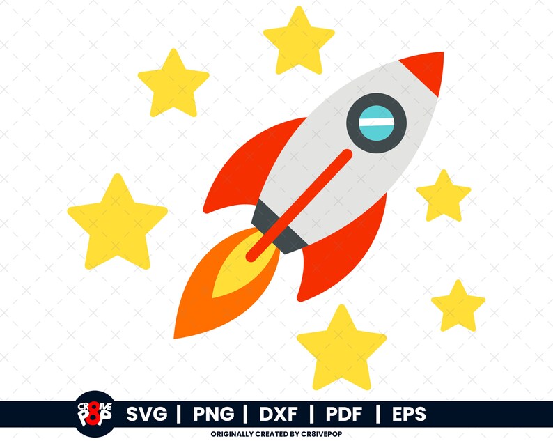 Spaceship Svg, Rocket Ship Svg, Rocket Svg, Astronaut Svg, Space Ship ...