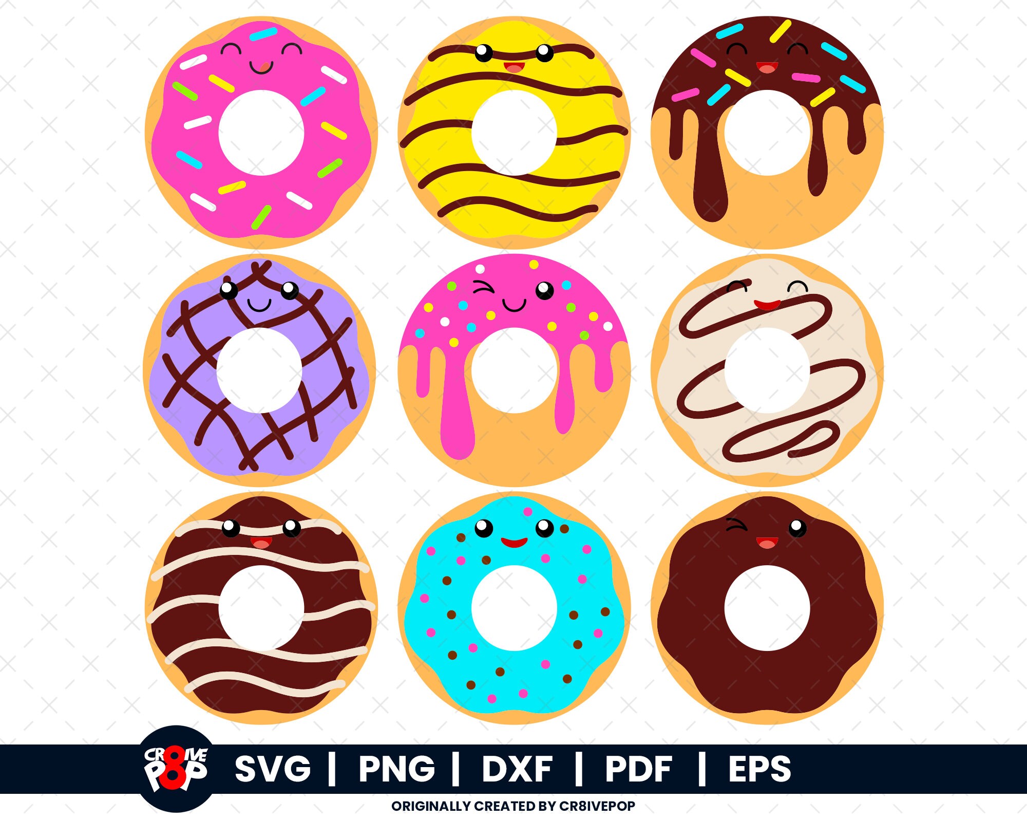 Donut Svg, Doughnut Svg, Donut Clipart, Donut Png, Cake Svg, Donuts Svg ...