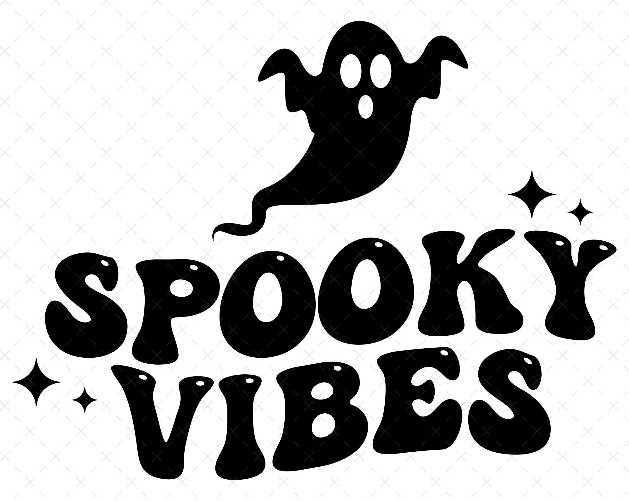 Spooky Vibes SVG Ghost Svg Halloween Svg Boo Svg Funny - Etsy