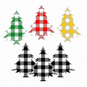 Christmas Tree Buffalo Plaid Svg, Christmas Tree Png, Christmas Svg ...
