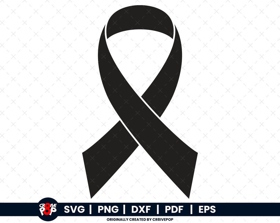 Cancer Ribbon SVG | Png,dxf,pdf,eps, Cricut and Clipart Ribbon Cricut ...
