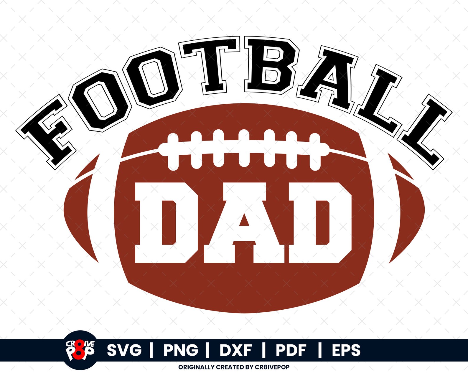 Football Dad SVG Football Svg Football Mom Svg Football - Etsy