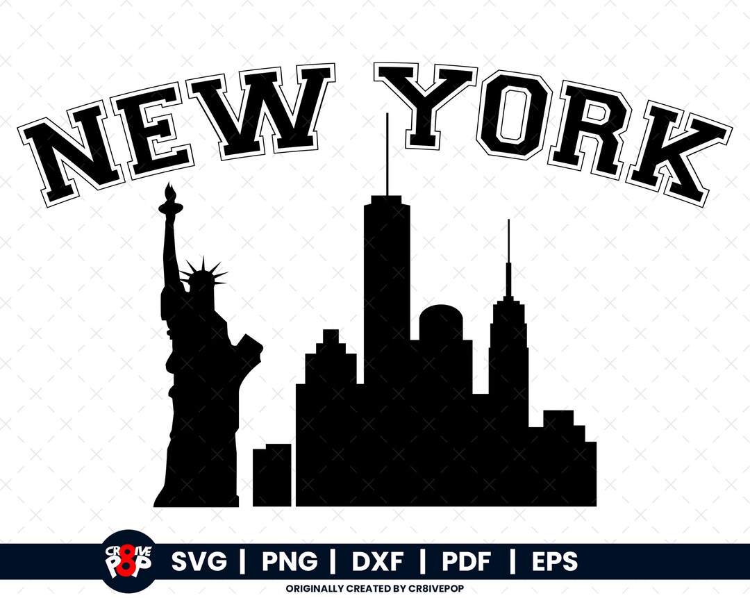 New York Svg, New York Outline, New York City Svg, State Svg, New York ...