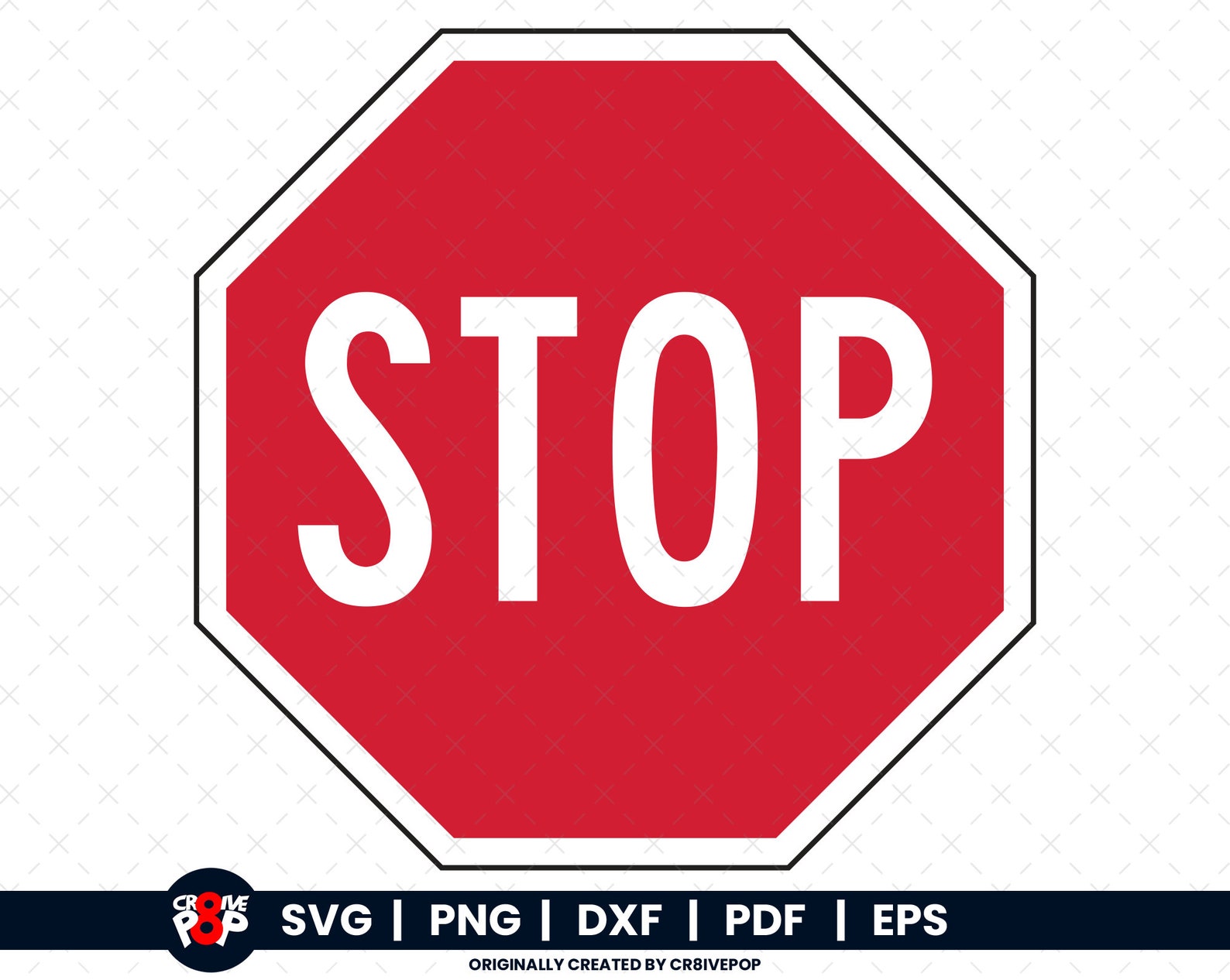 Stop Sign SVG Png,dxf,pdf,eps, Cricut and Clipart Stop Sign Cricut get ...