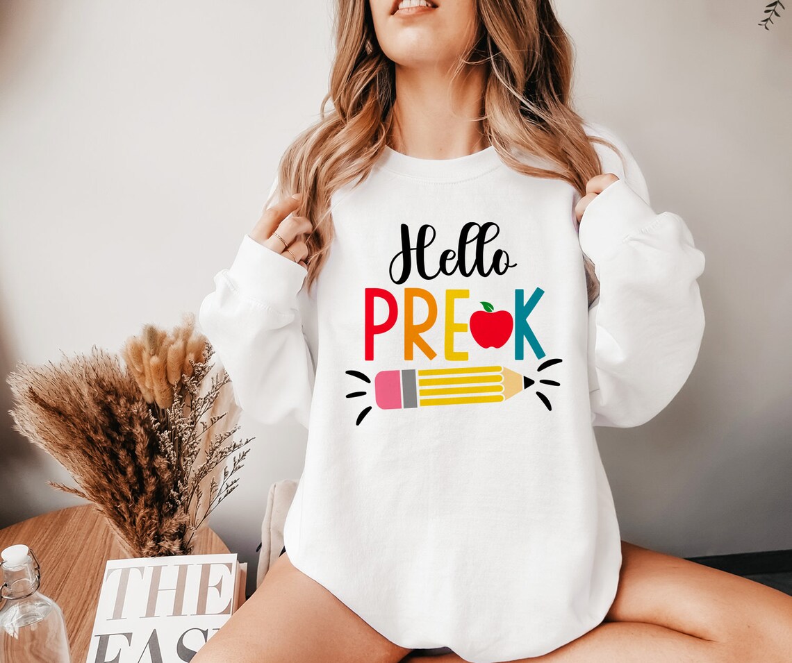 Hello Pre-k Svg, Back to School Svg, Kindergarten Svg, Teacher Life Svg ...