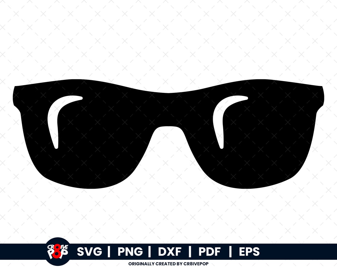 Sunglasses SVG PNG DFX Eps Pdf Cut Outs and Clipart - Etsy