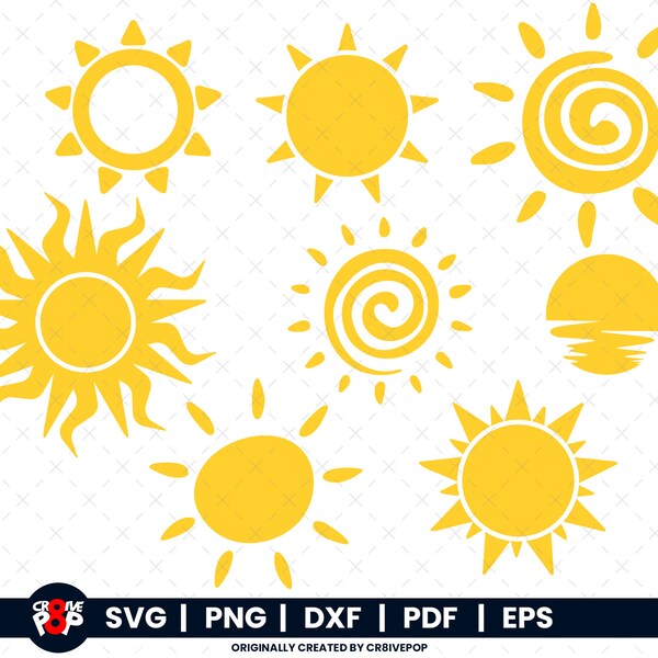 Sun Svg - Etsy
