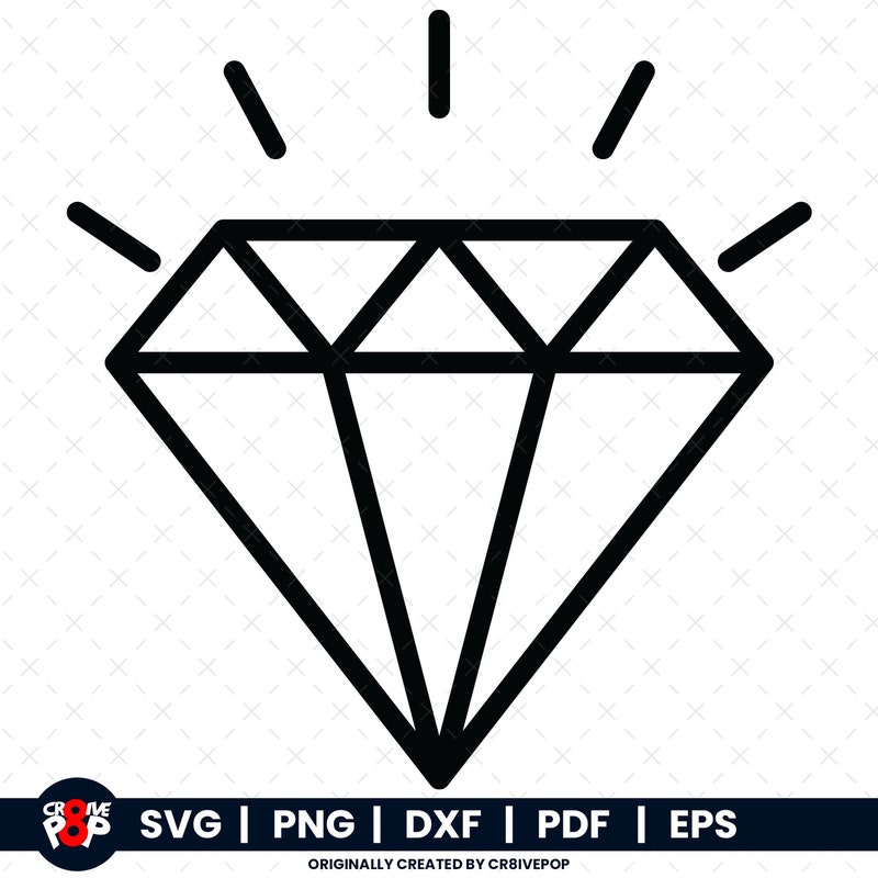 Diamond Ring Svg - Etsy