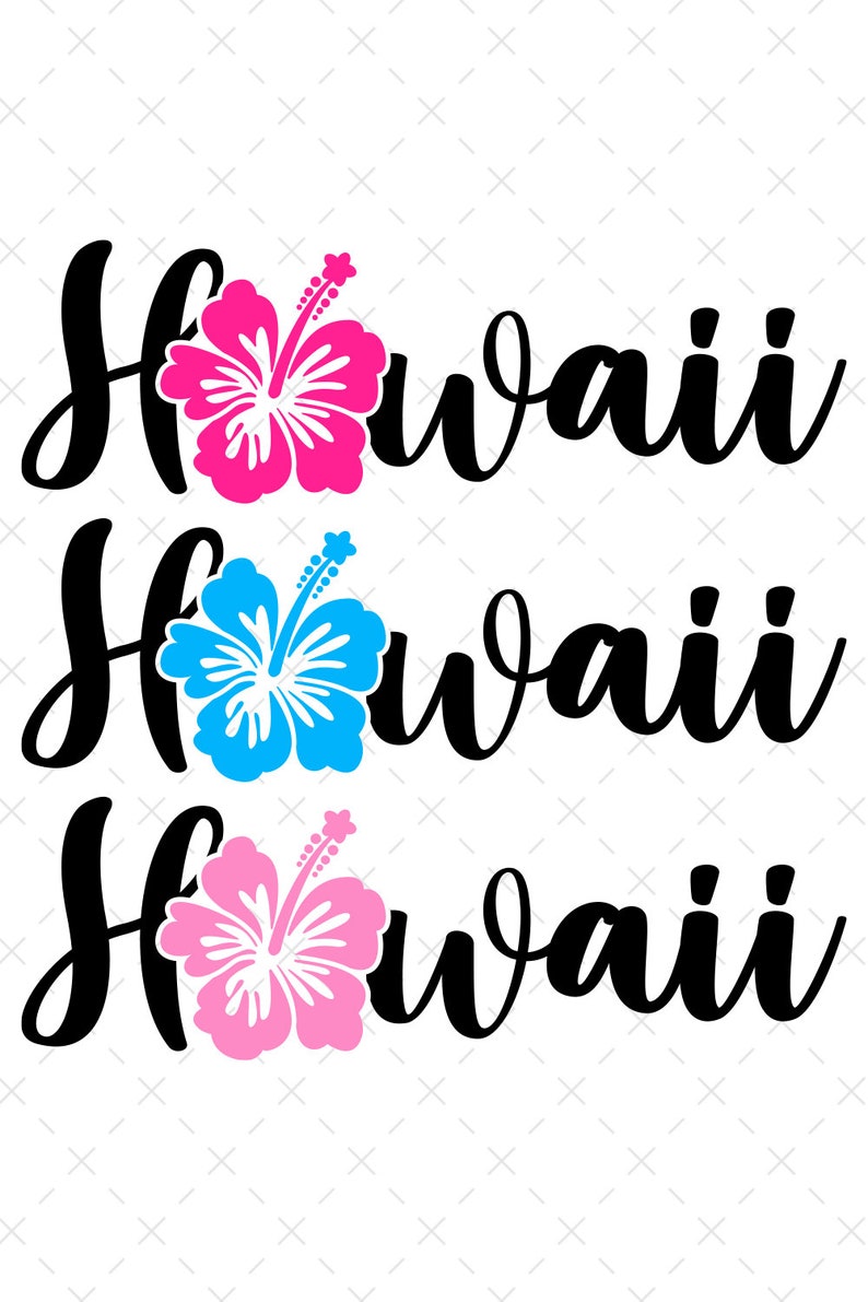 Hawaii Svg Hawaii Aloha Svg Hibiscus Svg Hawaiian Svg - Etsy