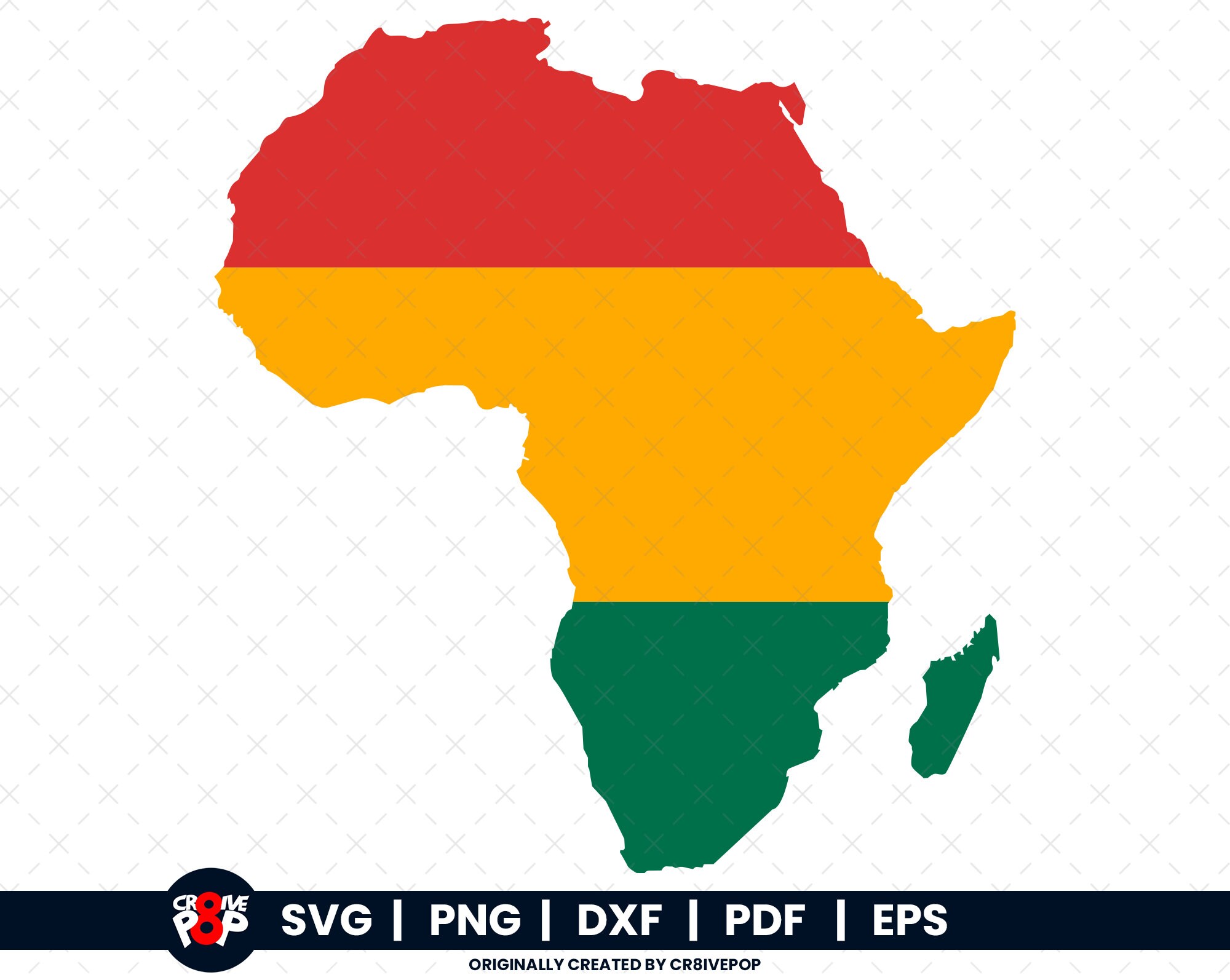 Africa Map, Africa Svg, Black History Svg, Svg Files for Cricut ...