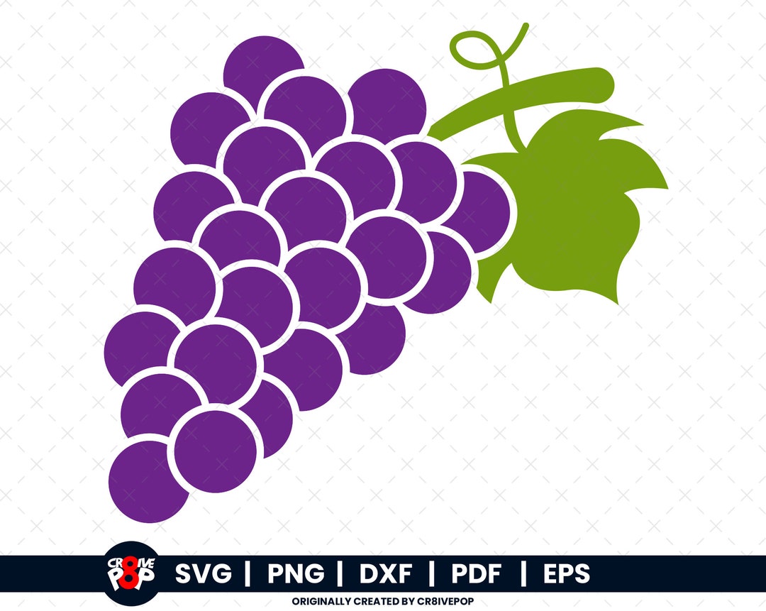 Traube SVG, Trauben svg, Obst svg, Wein svg, Trauben, svg geschnitten ...
