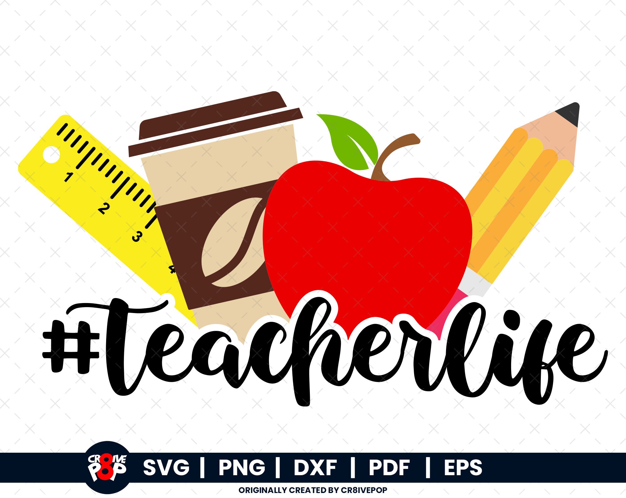 Teacher SVG Png,dxf,pdf,eps, Clipart Teacher Cricut get Access to ...