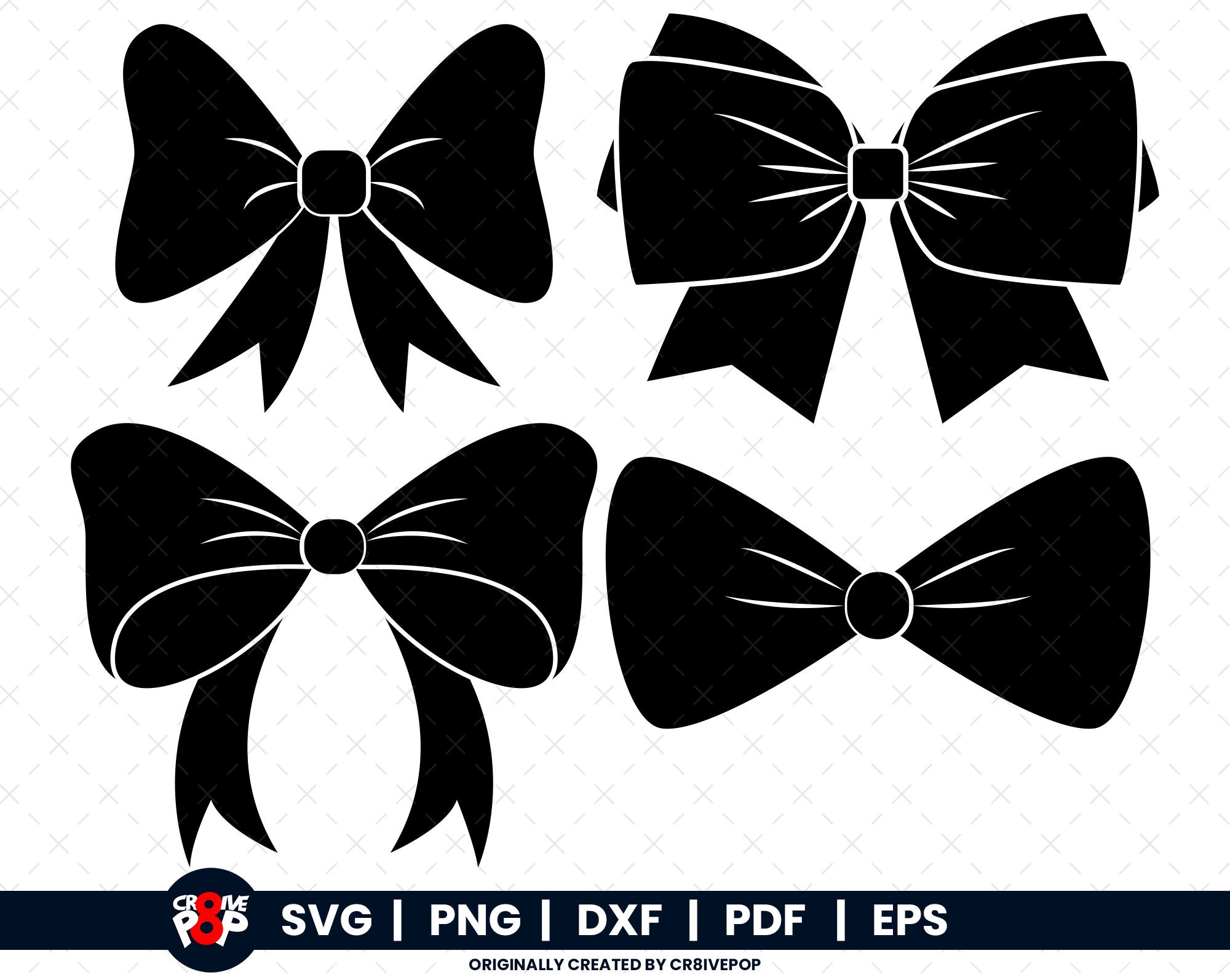 Hair Bow Svg, Ribbon Svg, Bow Svg, Hair Bow Template, Bow Template, Bow ...
