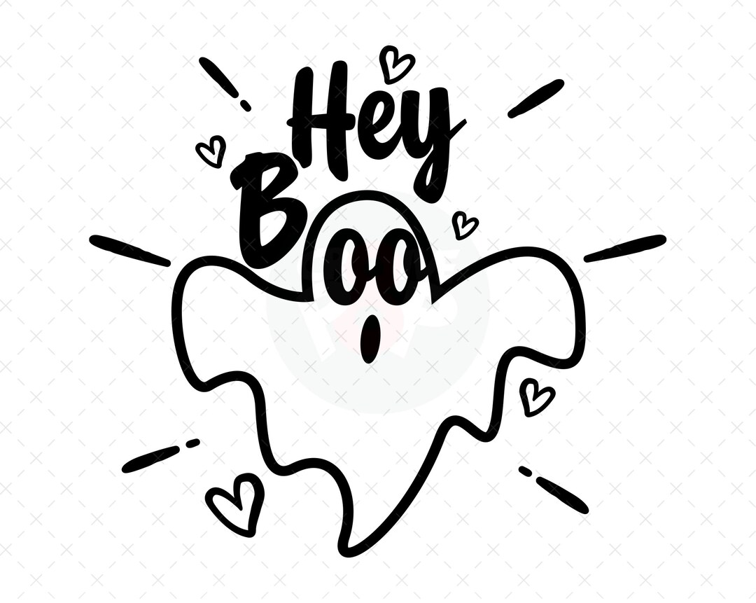 Hey Boo Svg, Halloween Svg, Boo Svg, Halloween Shirt Svg, Spooky Svg ...