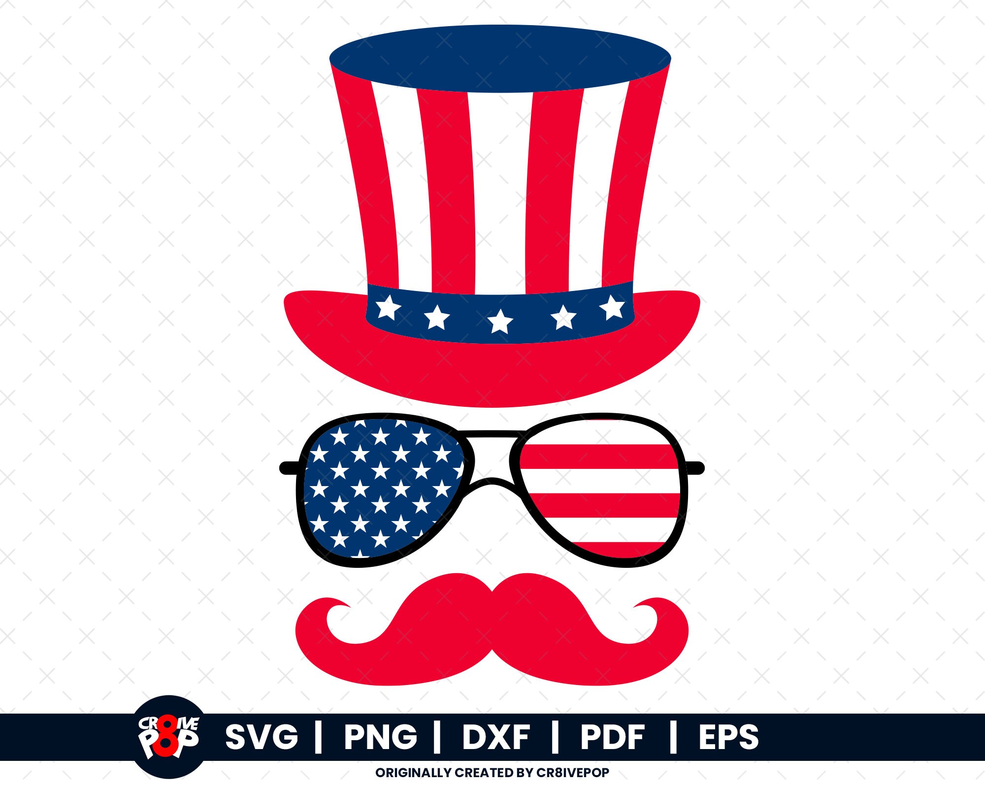 4th of July Svg, USA Flag Svg, Memorial Day Svg, Svg Files for Cricut ...