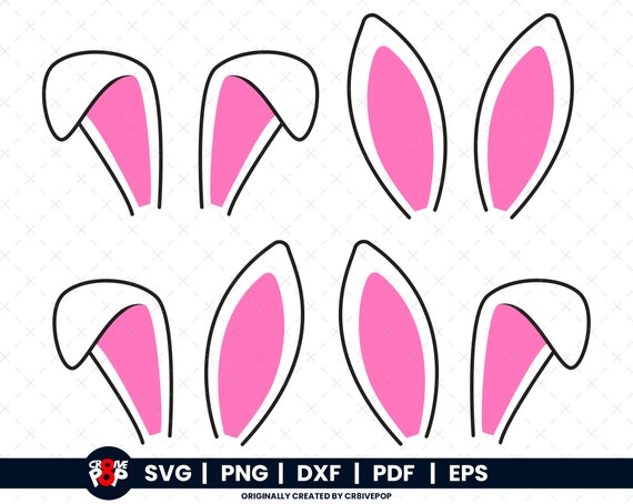 Bunny Ears Printable Cutouts