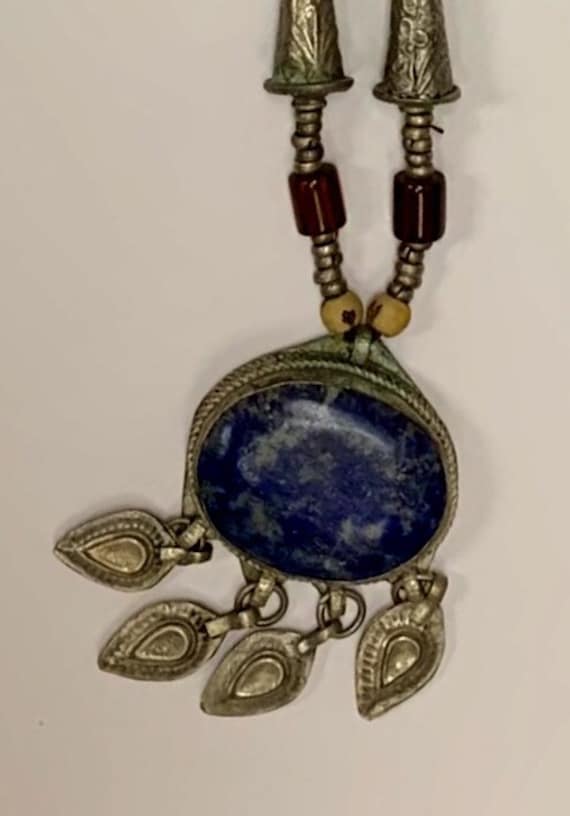 Color stone design necklace - Gem