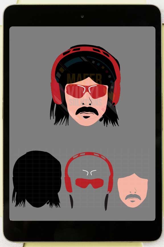 Dr Disrespect SVG - Dr Disrespect Cut-print Cut File - Dr Disrespect ...