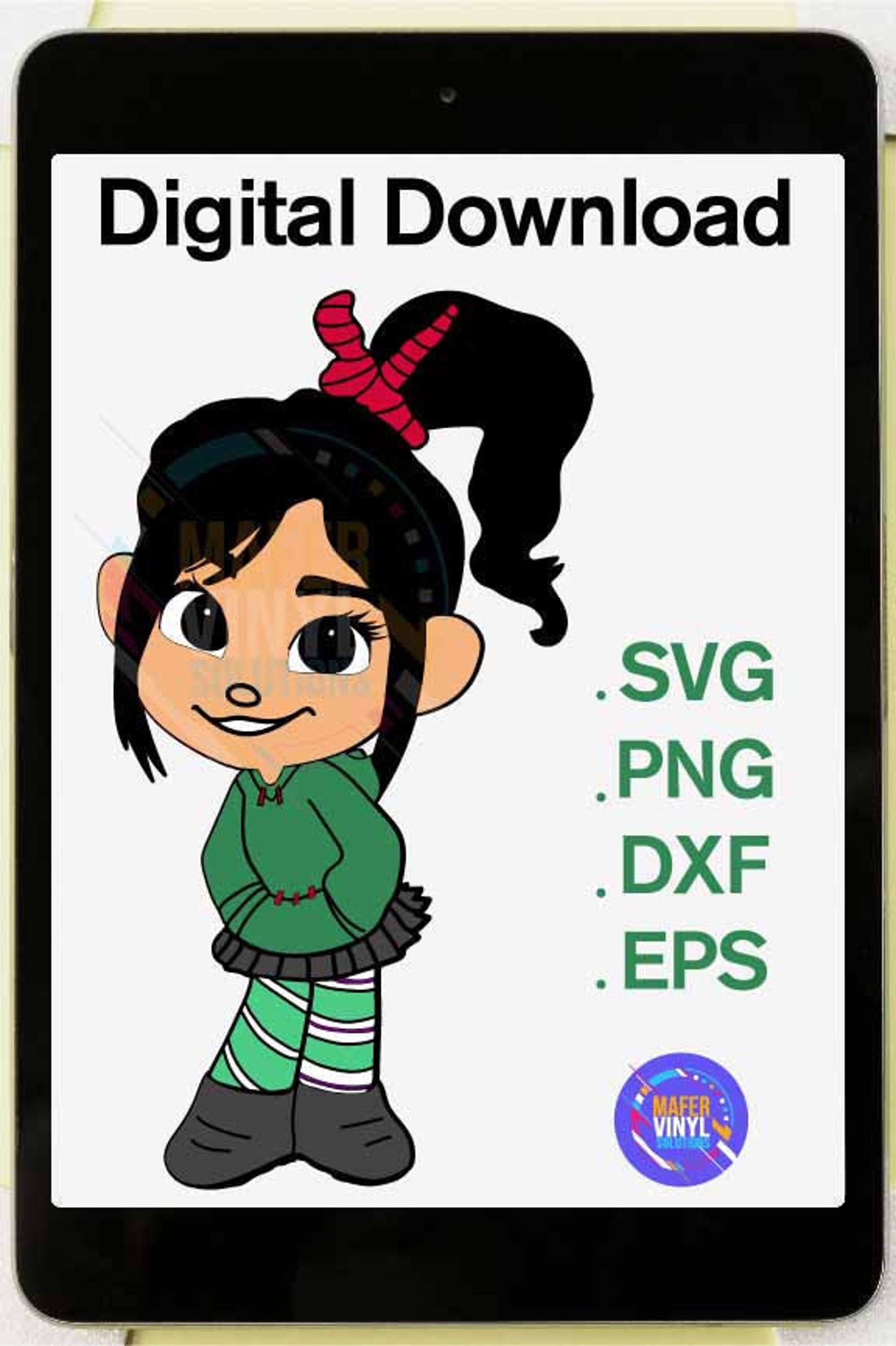 Wreck It Ralph SVG - Vanellope Cut-print Cut File - Vanellope Digital ...