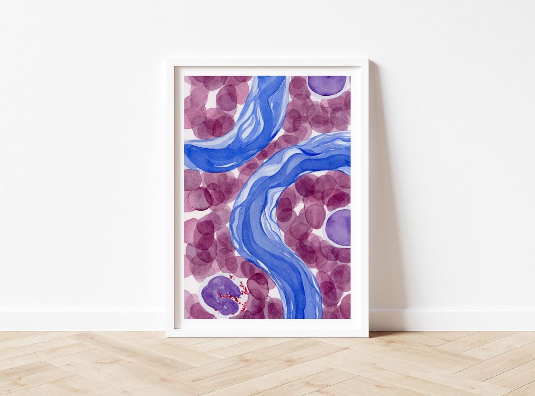 Art Print: Microfilaria, Haematology Tales (2025) - Etsy