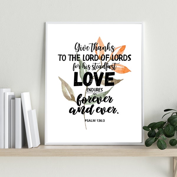 Psalm 136 - Etsy