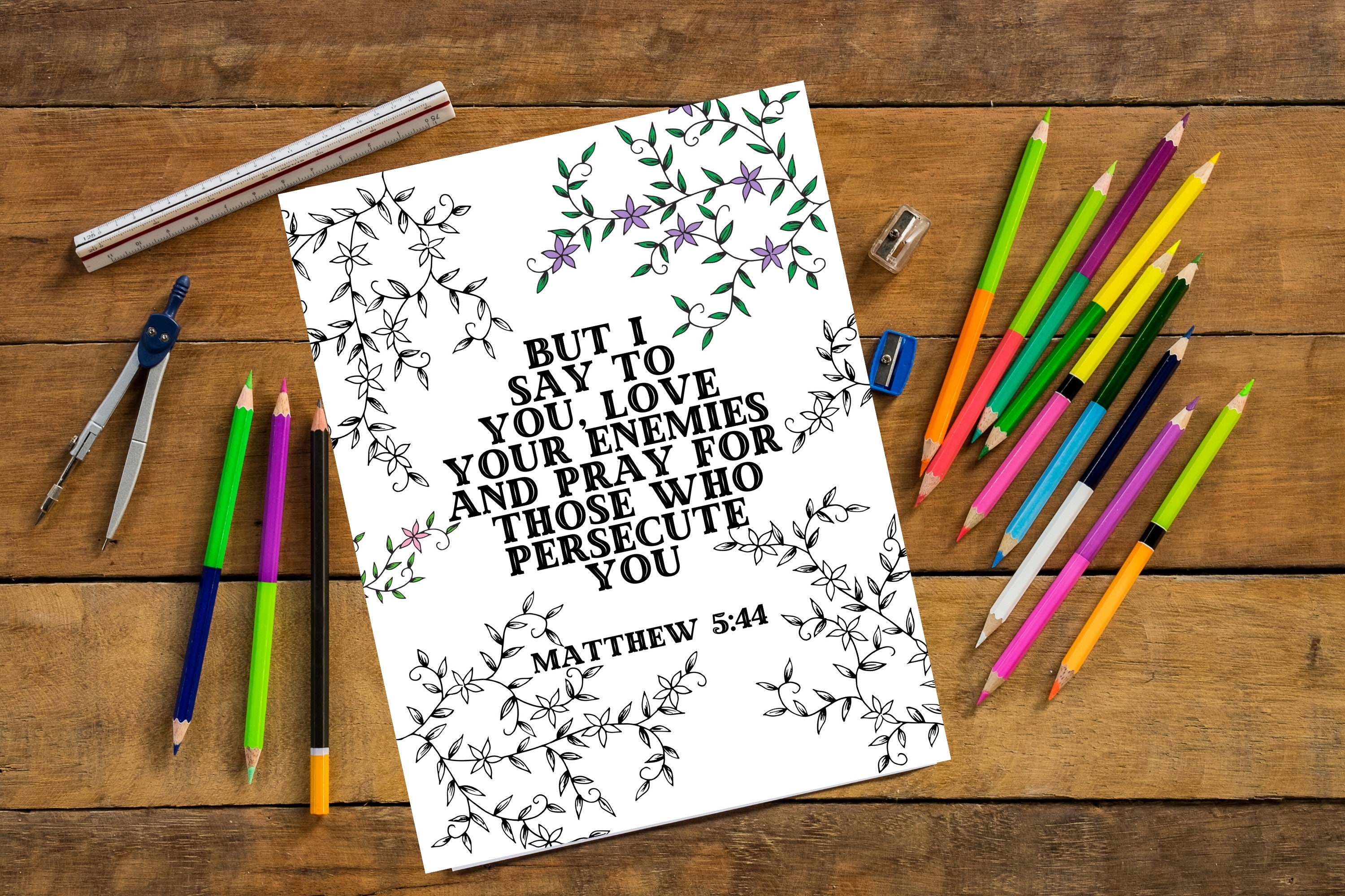 Printable 52-week Prayer-themed Christian Coloring Book | Prayer ...