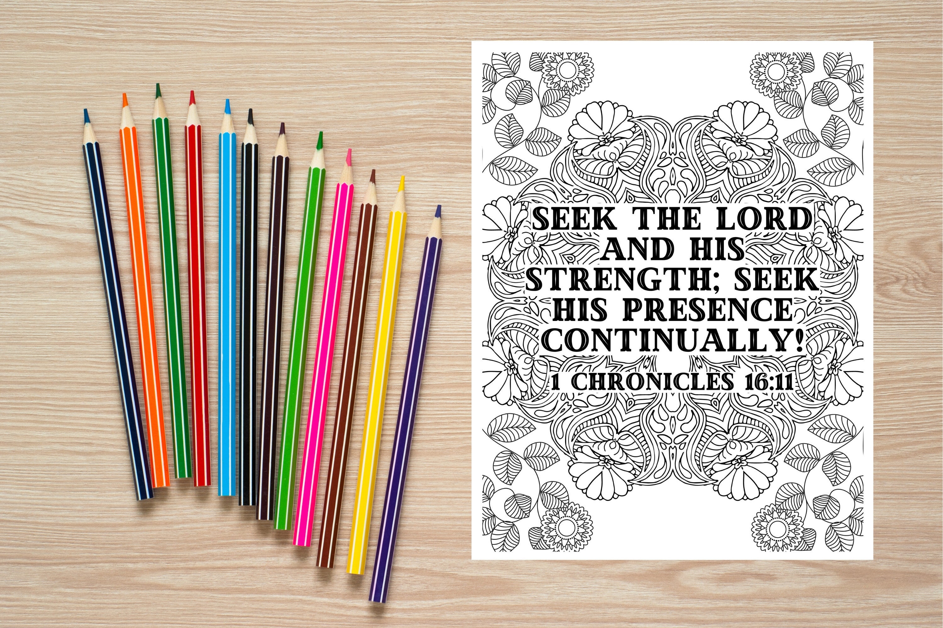 Printable 52-week Prayer-themed Christian Coloring Book | Prayer ...