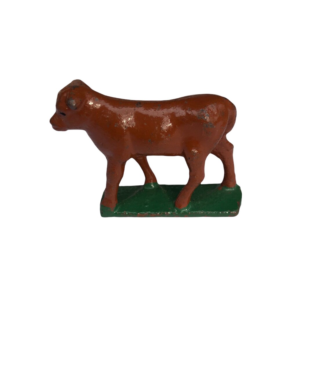 Miniature Cast Iron Cow Circa 1930’s - Etsy
