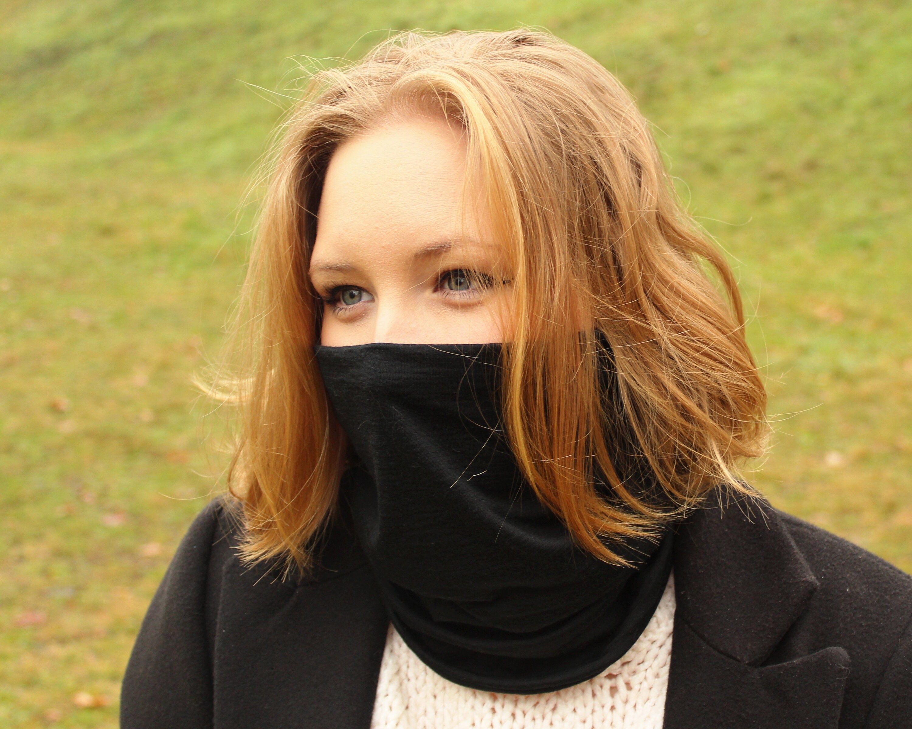 Merino Wool Neck Gaiter, Tube Scarf - Etsy