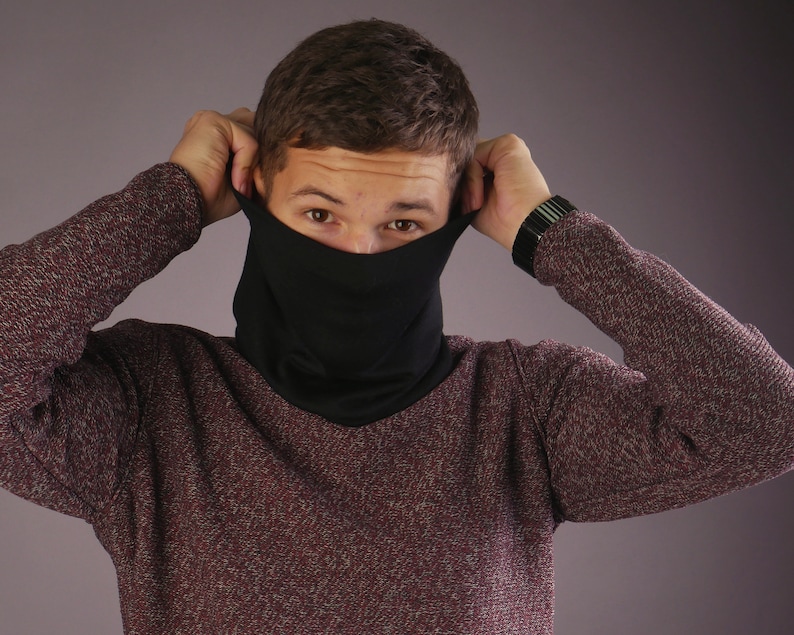 Merino Wool Neck Gaiter, Tube Scarf - Etsy