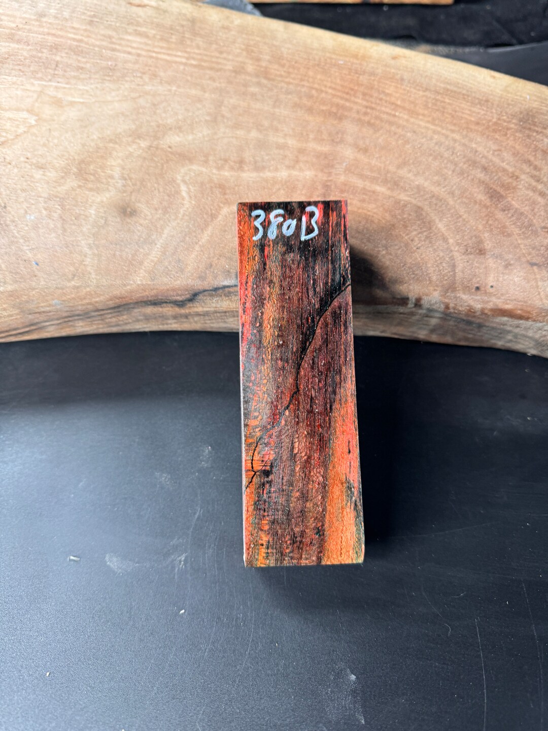 380B Block of Dyed Spalted Chestnut - Etsy