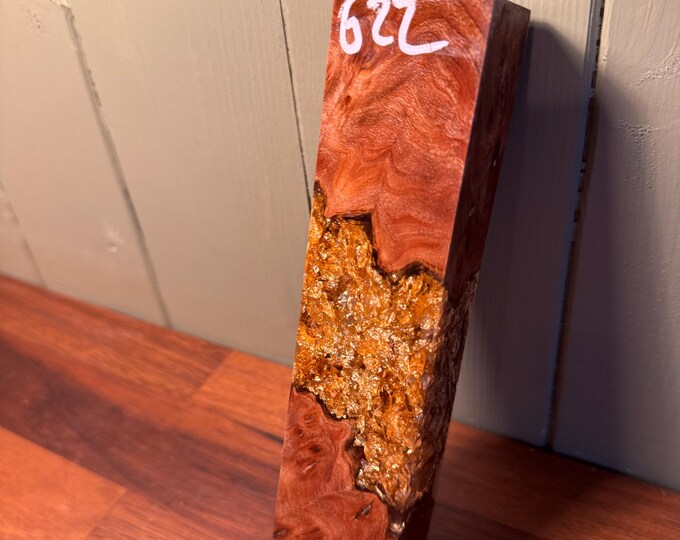 622 - Block - Stabilised Handle, Burl, Walnut Burl, Handle Blank, Wood ...