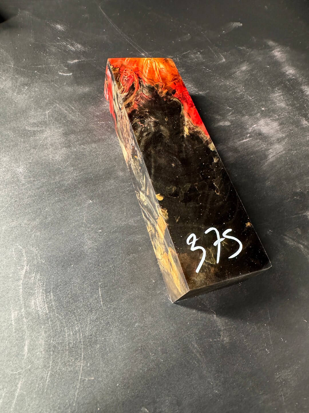 375 Block Stabilized Handle Material, Horse Chestnut, Handle Blank ...