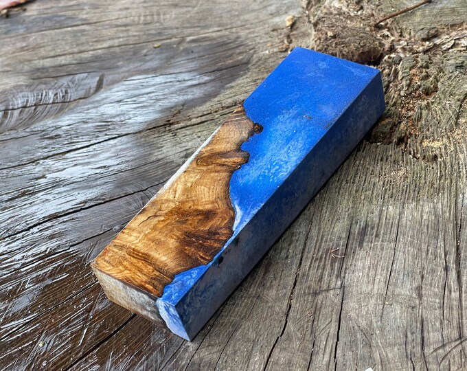 Stabilized Hybrid Burl, Oak Burl, Walnut Burl, Handle Blank, Wood Block ...