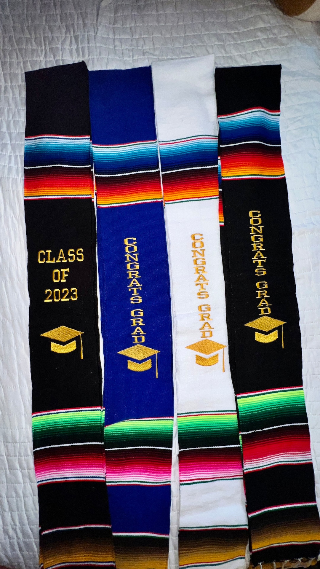 Latino Graduation Sash, Class 2023 Zarape Stole, - Etsy