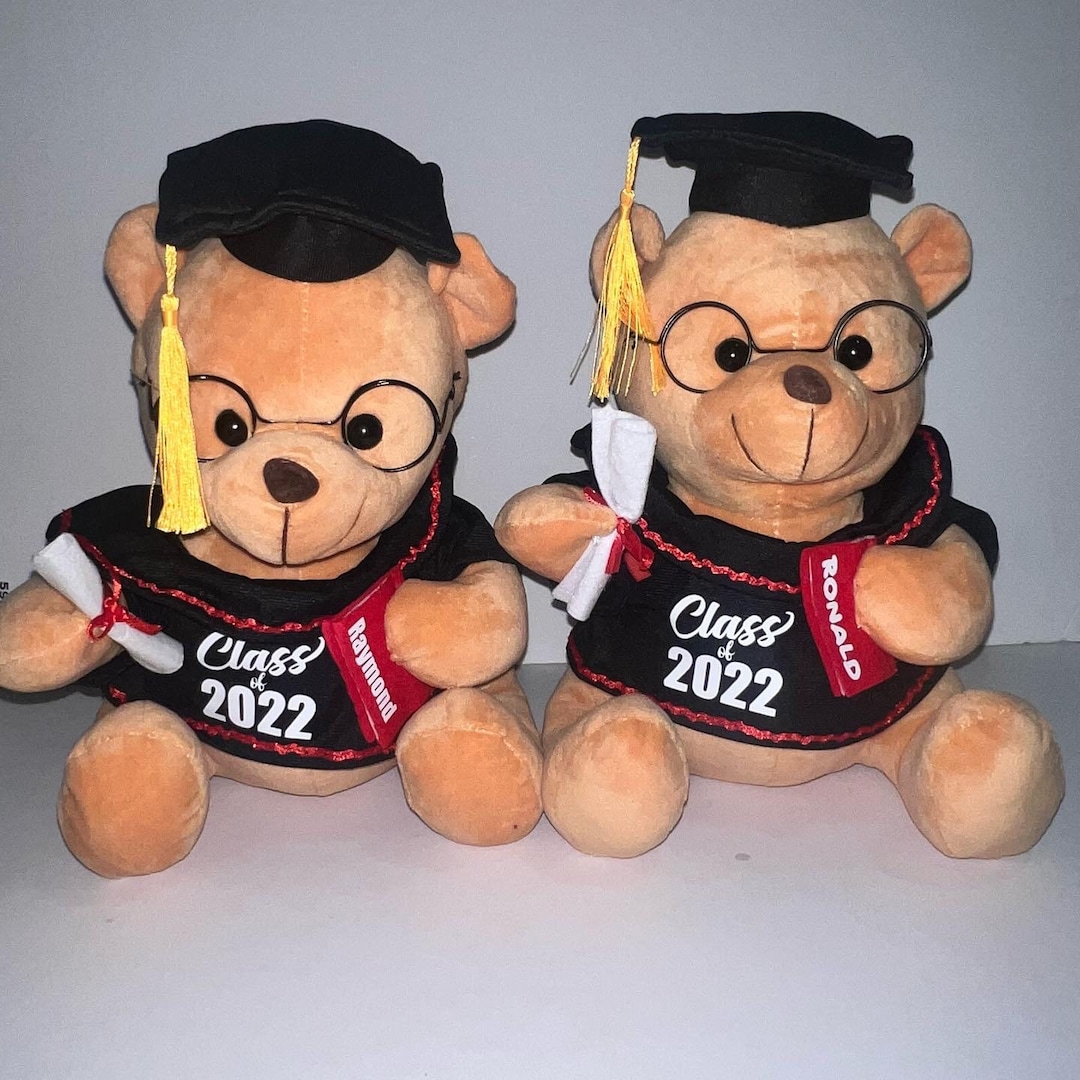 Custom Graduation Bear, Class 2025, Personalized Bear, Senior Bear ...