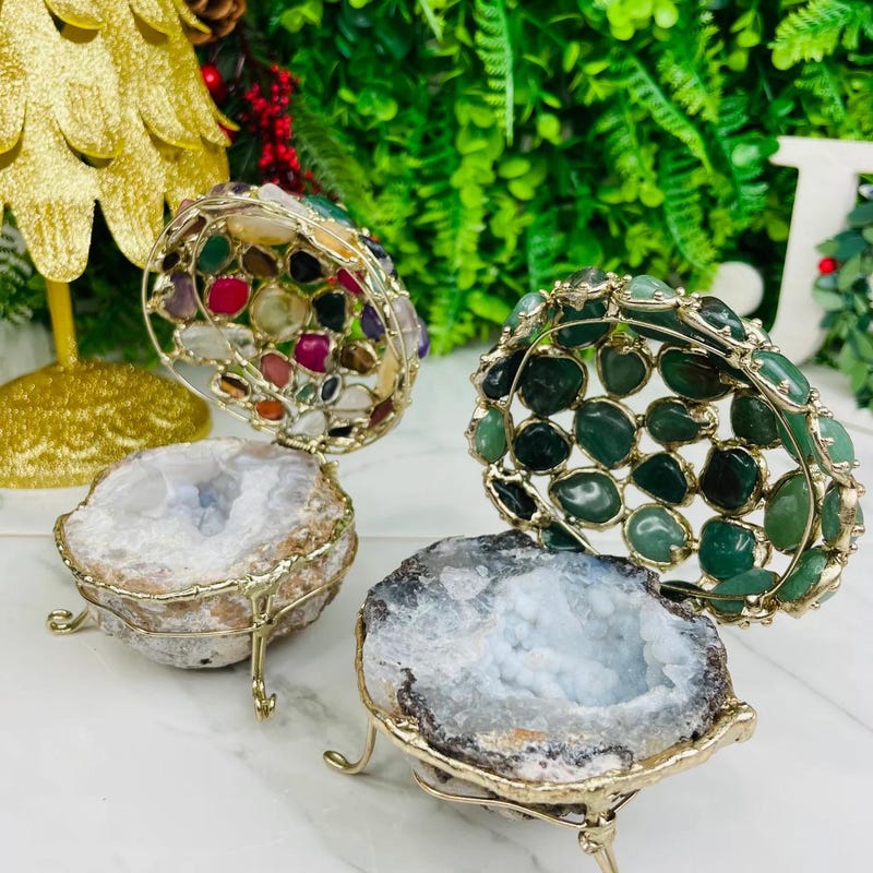 Geode Box - Etsy