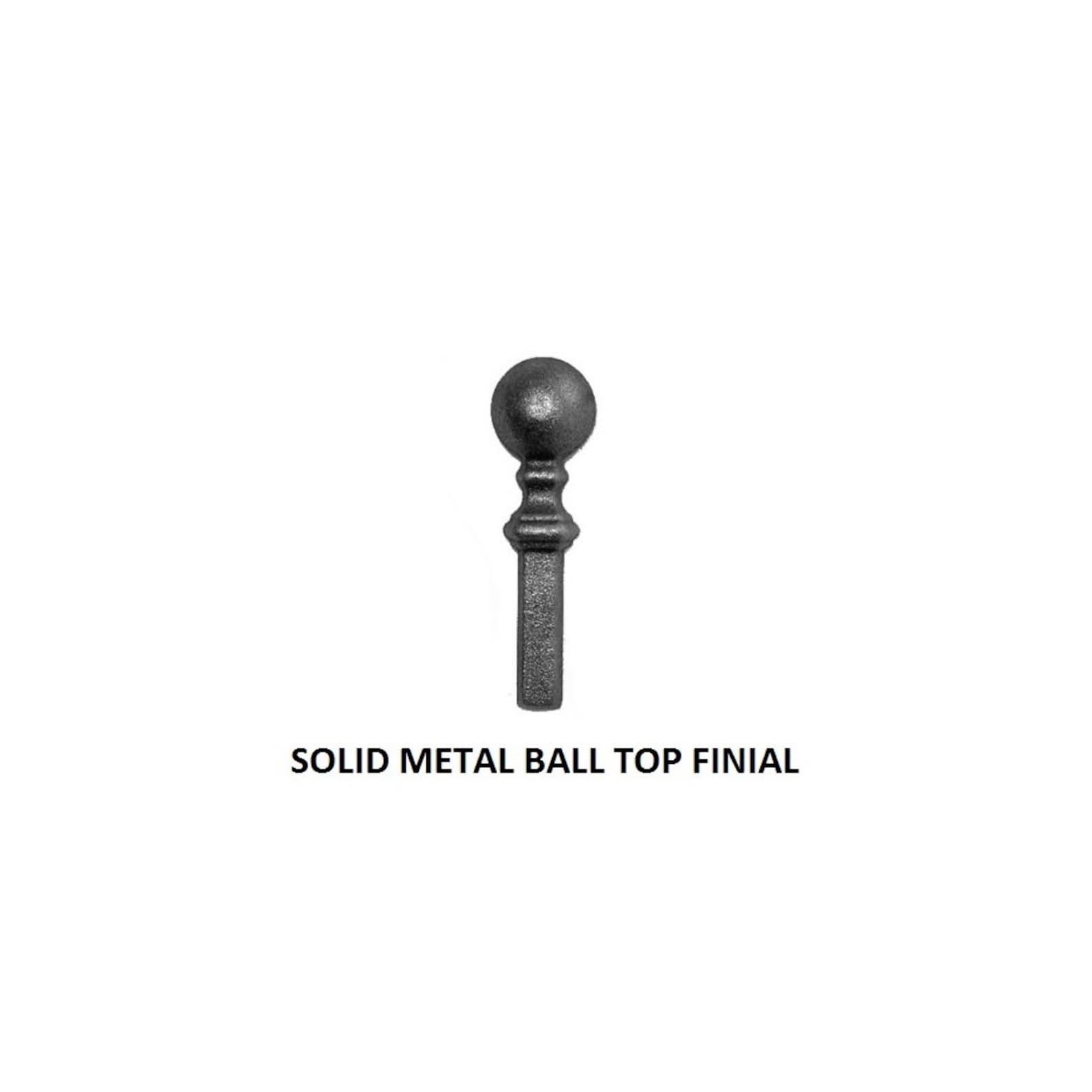 Manor Ball Finial Metal Garden Gate 3 Gap Sizes X 915/1220mm High ...