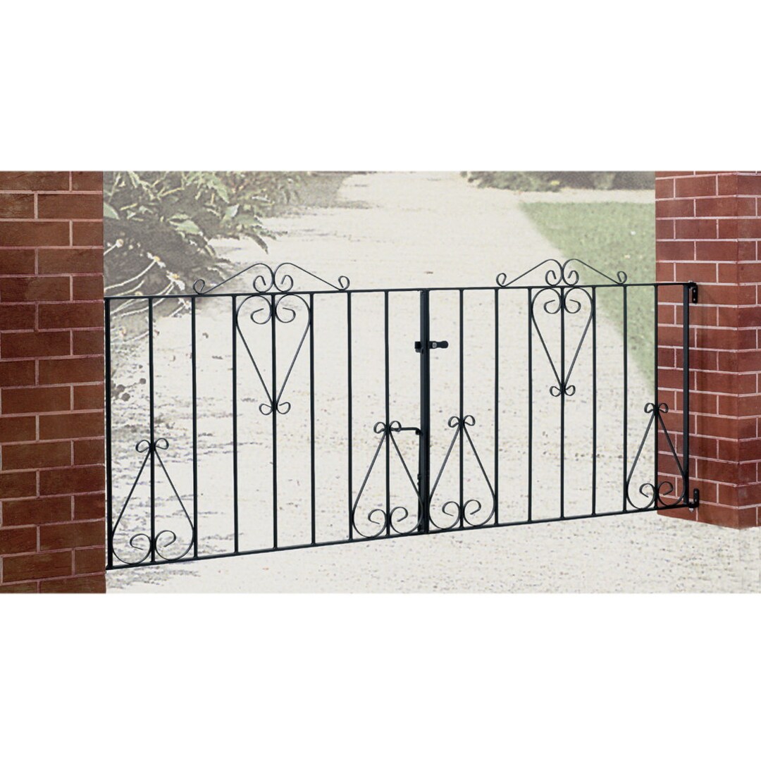 Classic Scroll Metal Driveway Garden Gates Wrought Iron Style - Etsy UK