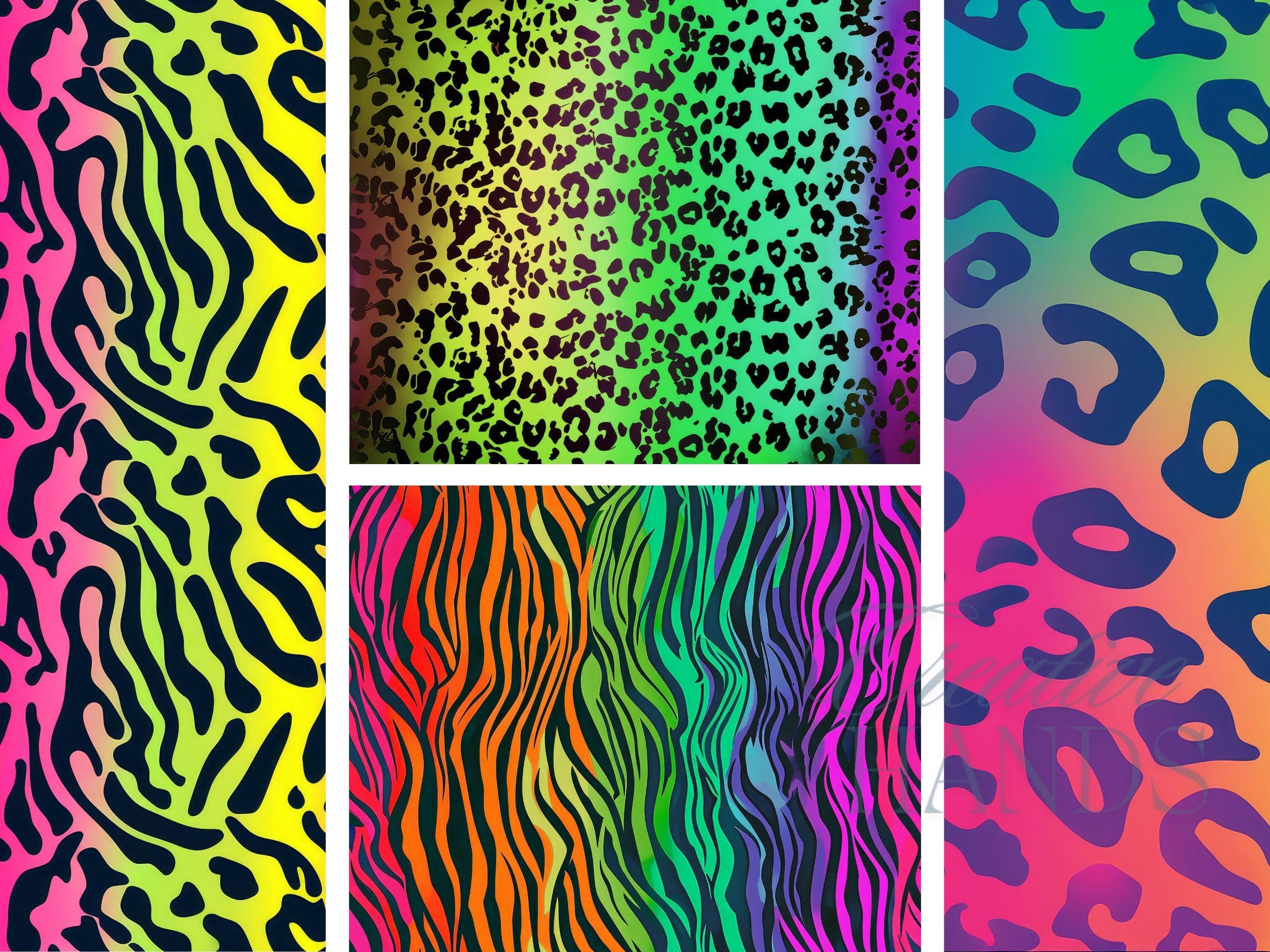Rainbow Animal Prints Seamless Patterns watercolor Patterns, Seamless ...