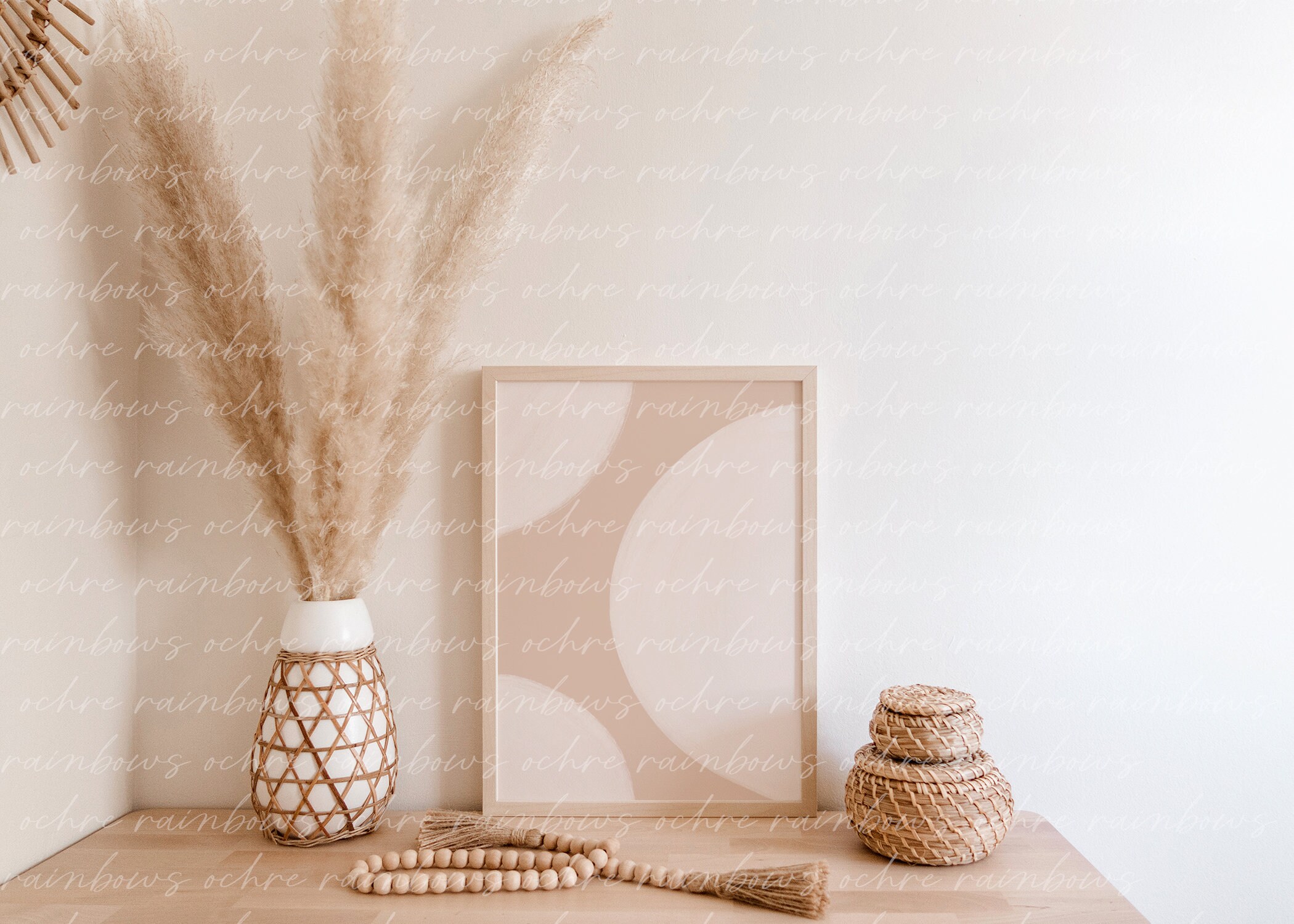 Frame Mockup Boho Frame Mockup Minimalist Mockup Poster Mockup - Etsy