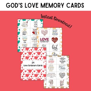 Valentine's Day Cards, Printable Bible Verse Valentine Cards, Love ...