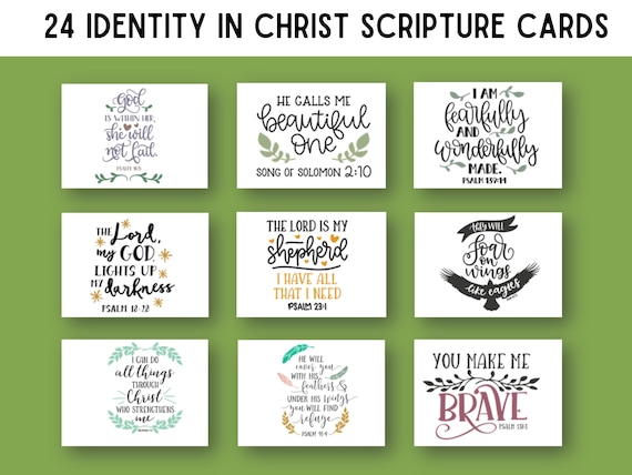 Printable Scripture Cards