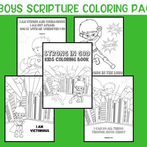 Kids Bible Verse Coloring, Kids Bible Coloring, Superhero Coloring ...