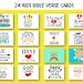 Printable Kids Scripture Cards, Digital Bible Verse Cards, Bible Memory ...