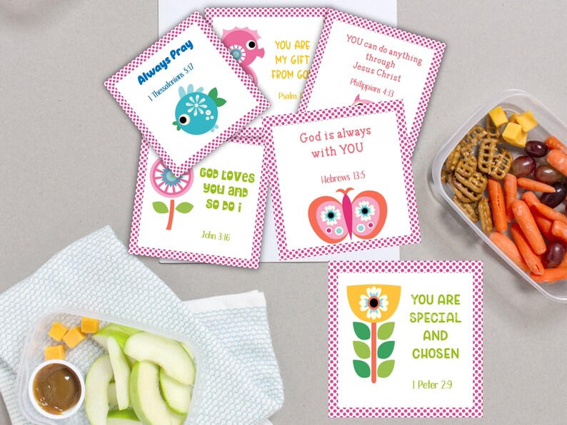 Kids Lunch Cards Back to School Lunch Notes School Lunch - Etsy