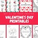 Valentine's Day Activity Sheets Bundle, Love Bible Verse Printables ...