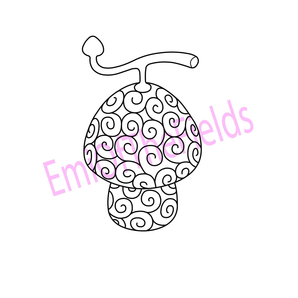Tony Tony Chopper Devil Fruit, Human-human Fruit (digital Cut File) - Etsy