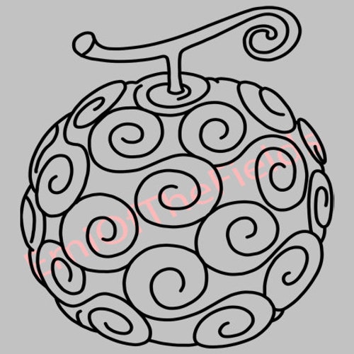 Gum Gum Devil Fruit SVG Cut File Instant Download - Etsy UK