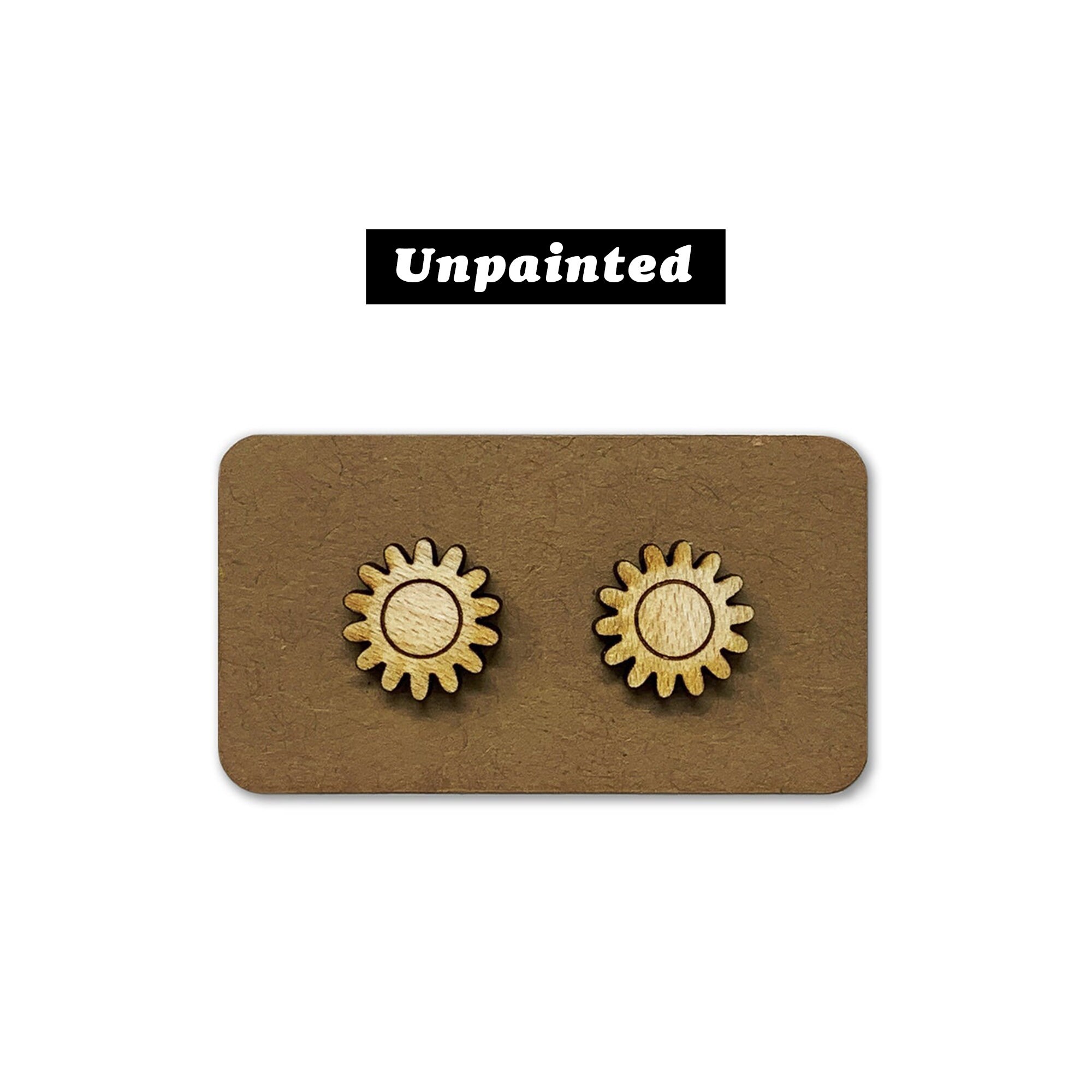 Daisy Earrings File SVG File Glowforge Ready INSTANT | Etsy